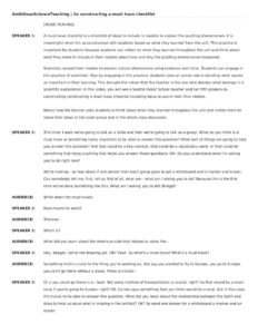 Video Transcript – Ambitious Science Teaching